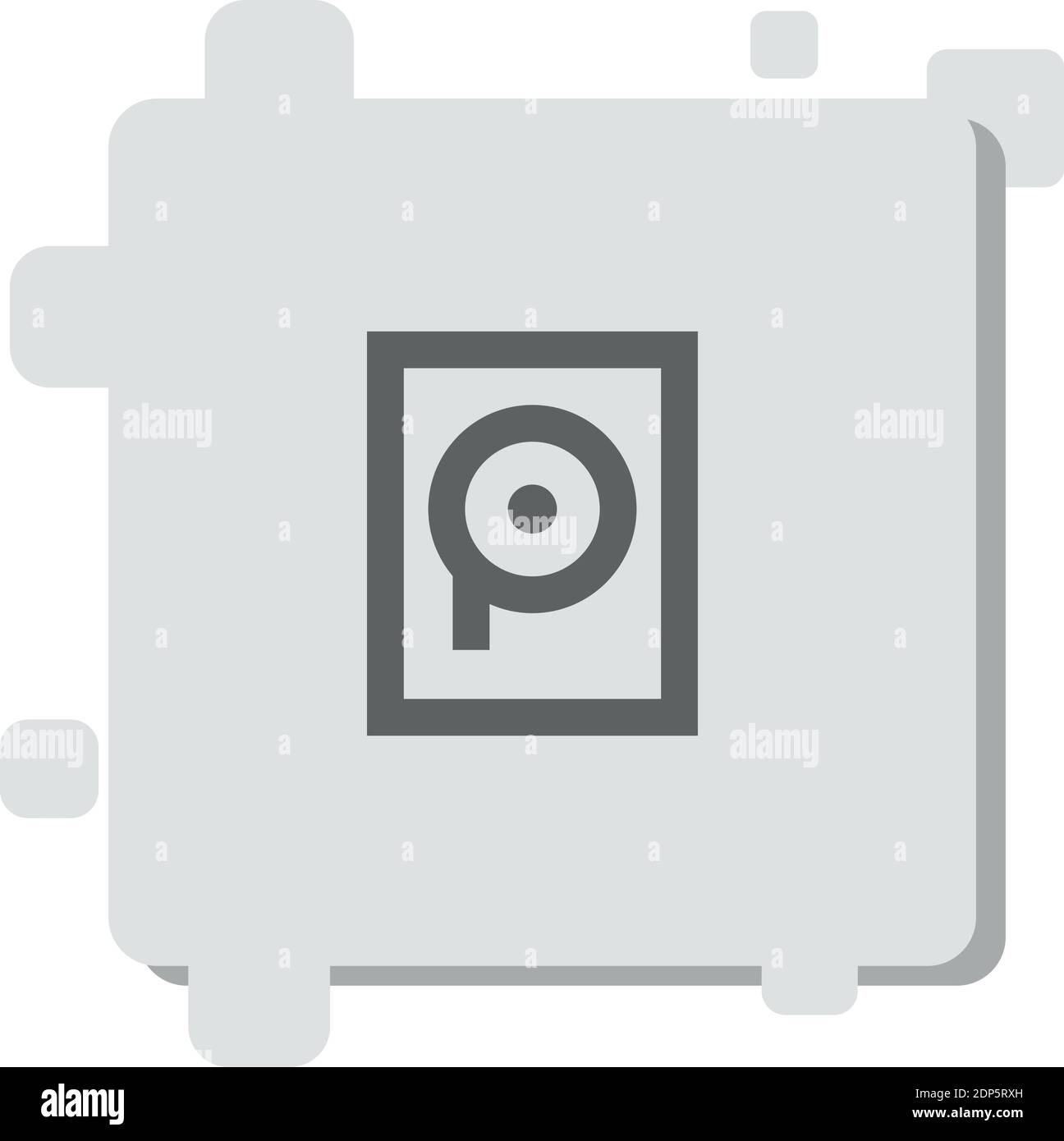 System disk icon simple Cut Out Stock Images & Pictures - Alamy