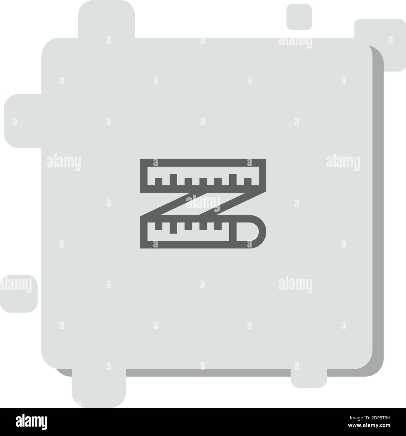 ruler vector icon modern simple vector illustration Stock Vector Image ...