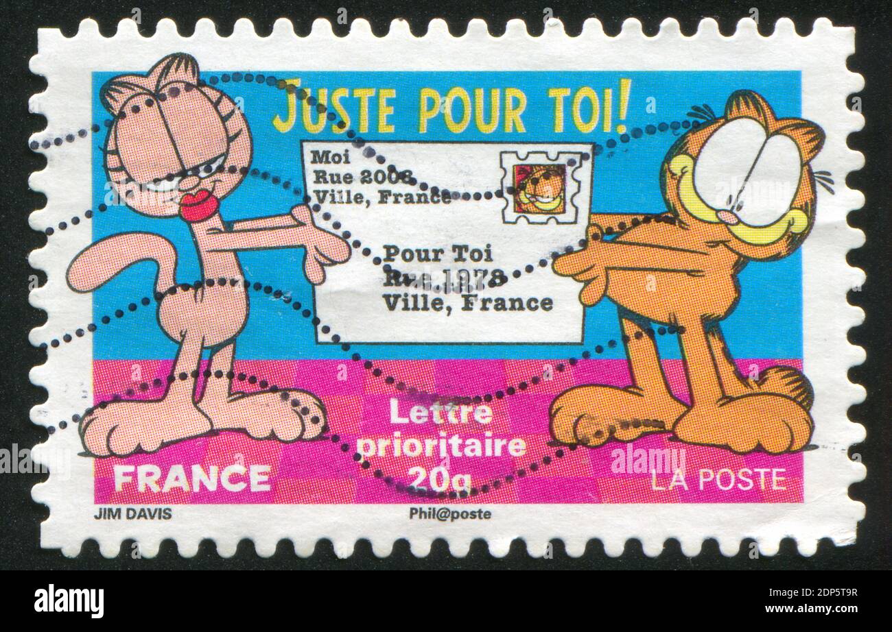 Garfield cat stamp hi-res stock photography and images - Alamy