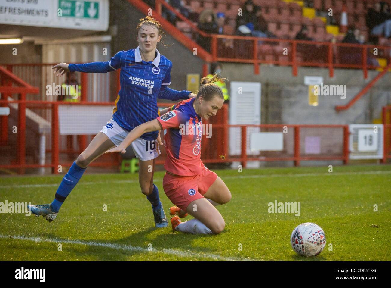 Ellie Brazil #16 of Brighton & Magdalena Eriksson #16 of Chelsea Stock ...