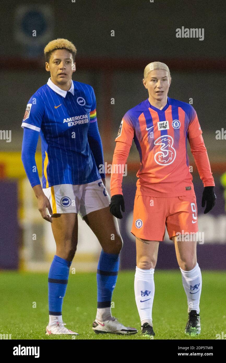 Victoria Williams #20 of Brighton & Bethany England #9 of Chelsea Stock ...