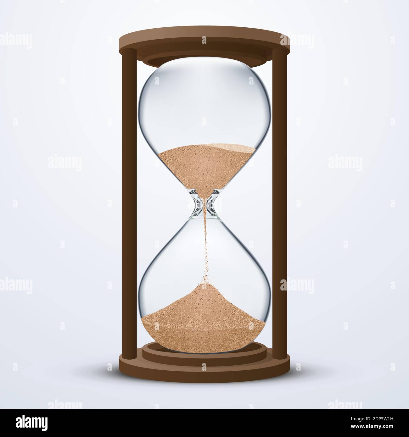 Vector stock of Sand Hour glass isolated on white background. Realistic ...