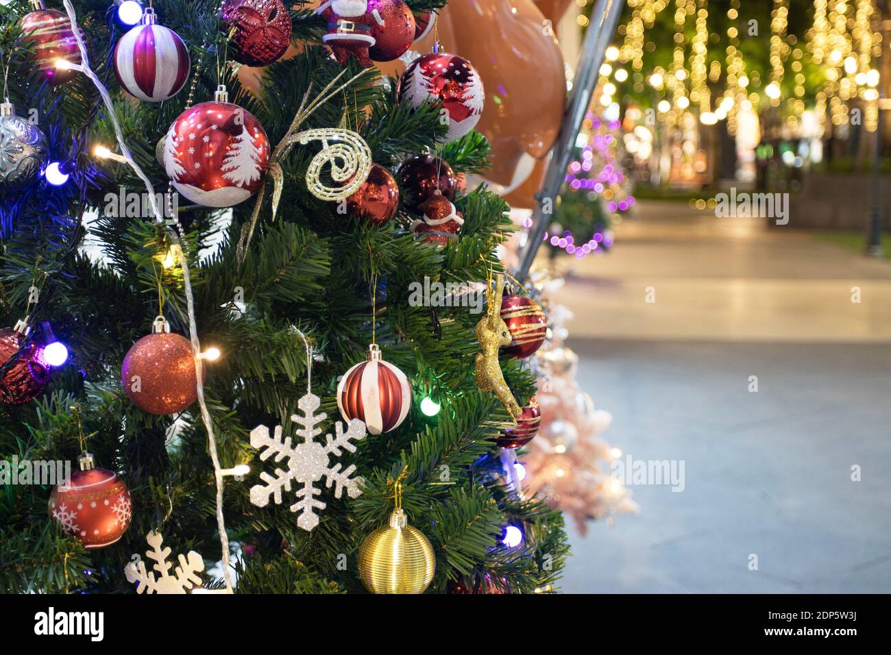 Stunning Christmas Trees Decorated Outside
