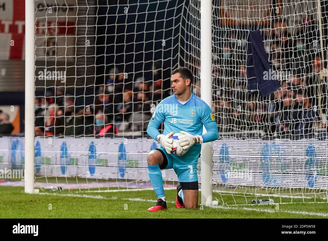 James Shea #1 of Luton Town makes a fine save Stock Photo - Alamy