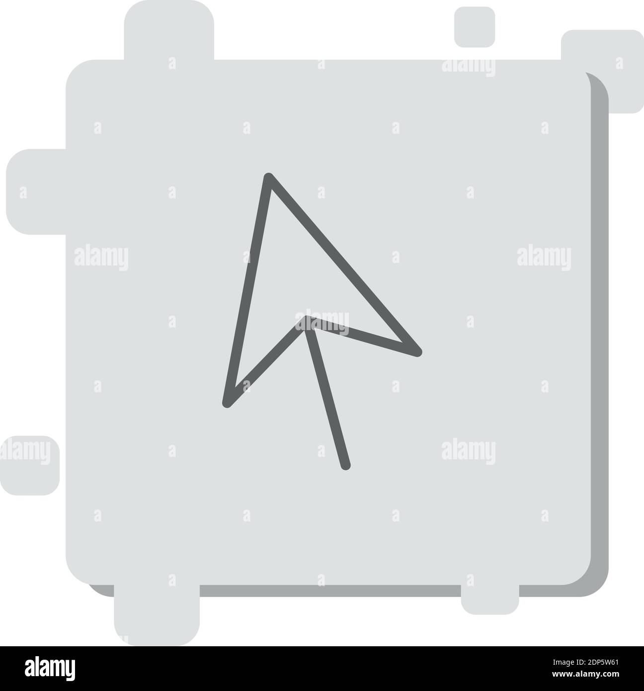 cursor vector icon modern simple vector illustration Stock Vector Image ...