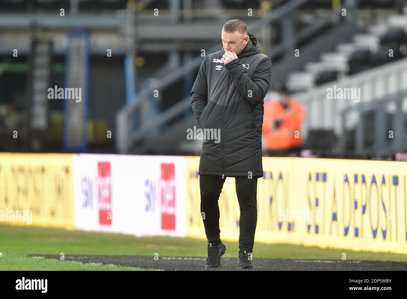 Wayne Rooney manager of Derby County during the game Stock Photo - Alamy