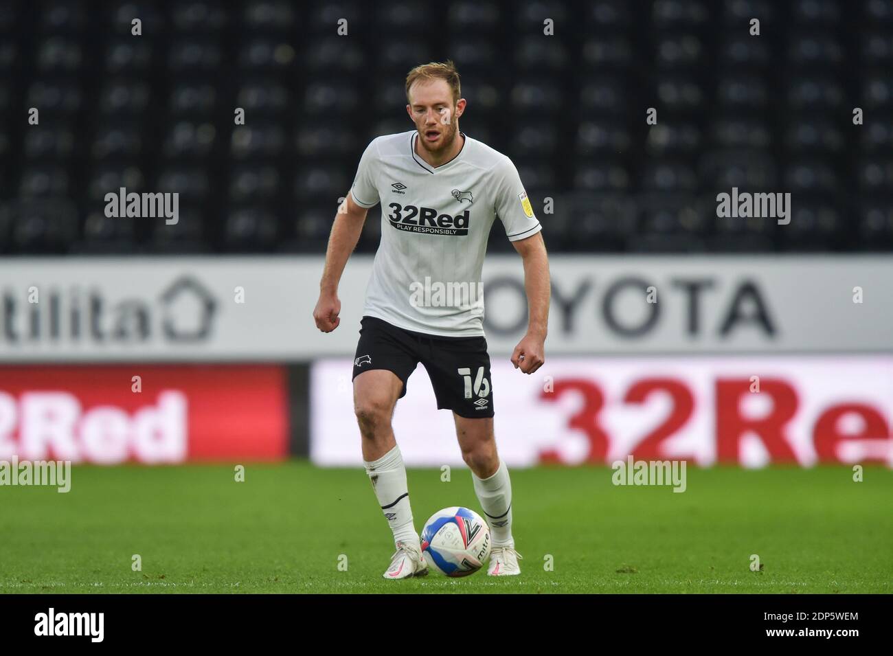 Matthew Clarke #16 of Derby County in action during the game Stock ...