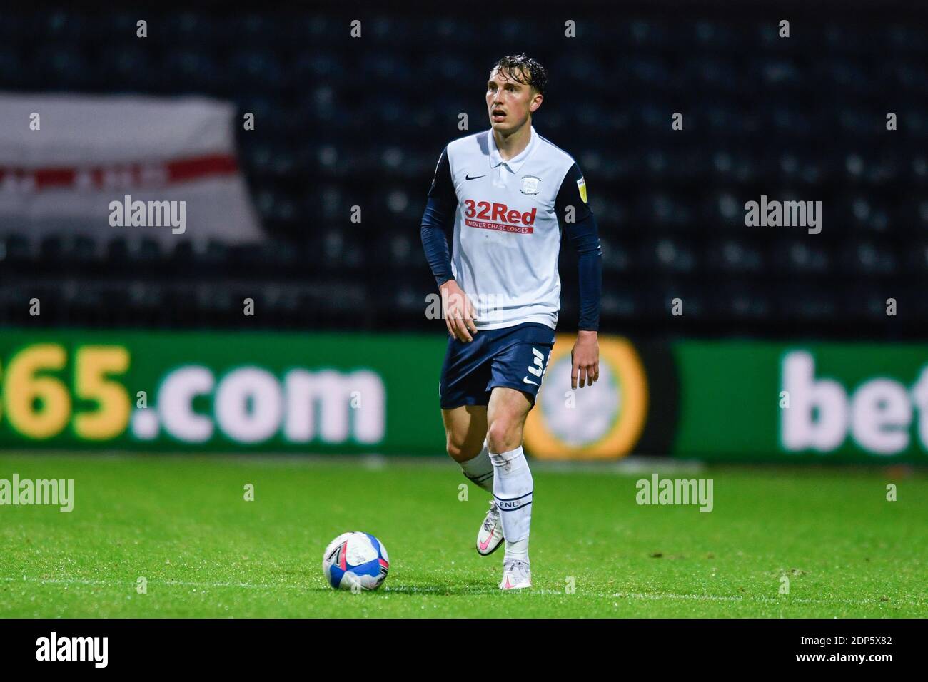 Josh Earl #3 of Preston North End in action during the game Stock Photo ...