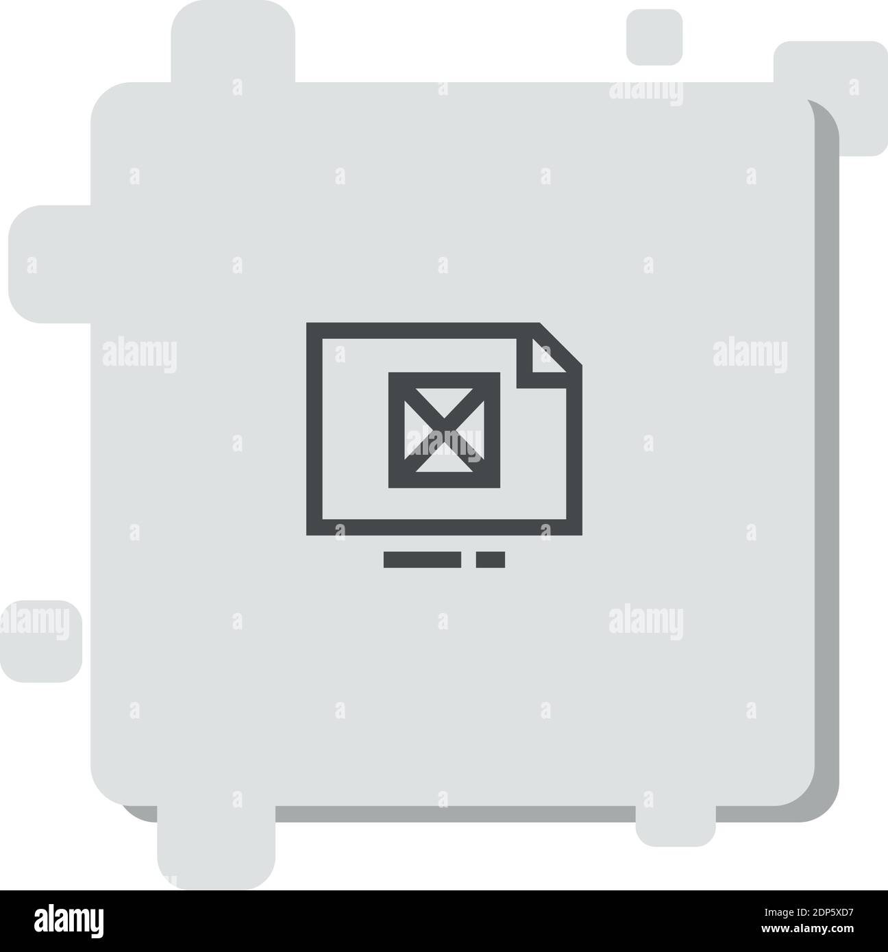 file vector icon modern simple vector illustration Stock Vector Image ...