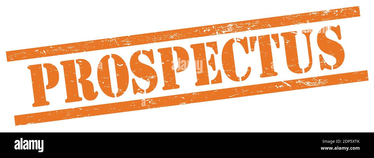 Prospectus stamp hi-res stock photography and images - Alamy