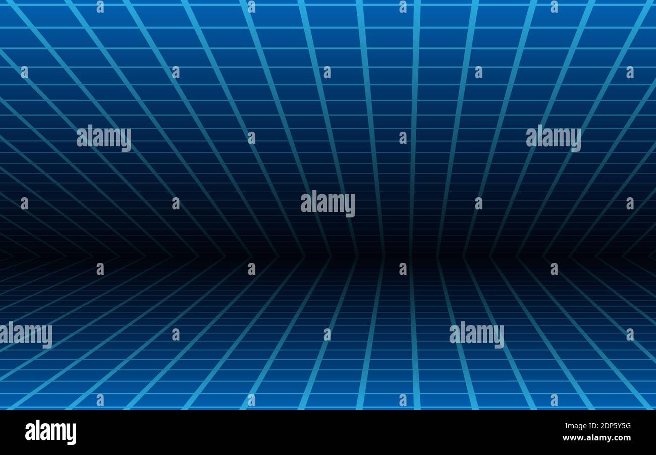 Dark room neon lines Stock Vector Images - Alamy