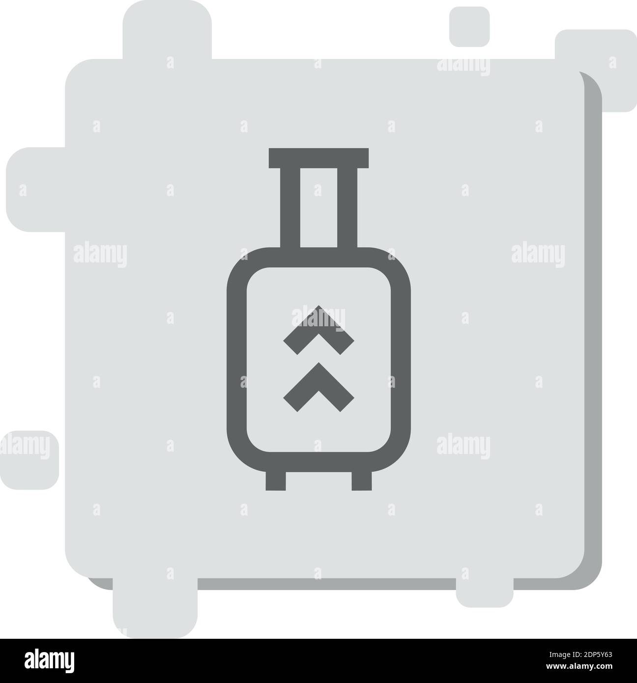 suitcase vector icon modern simple vector illustration Stock Vector ...