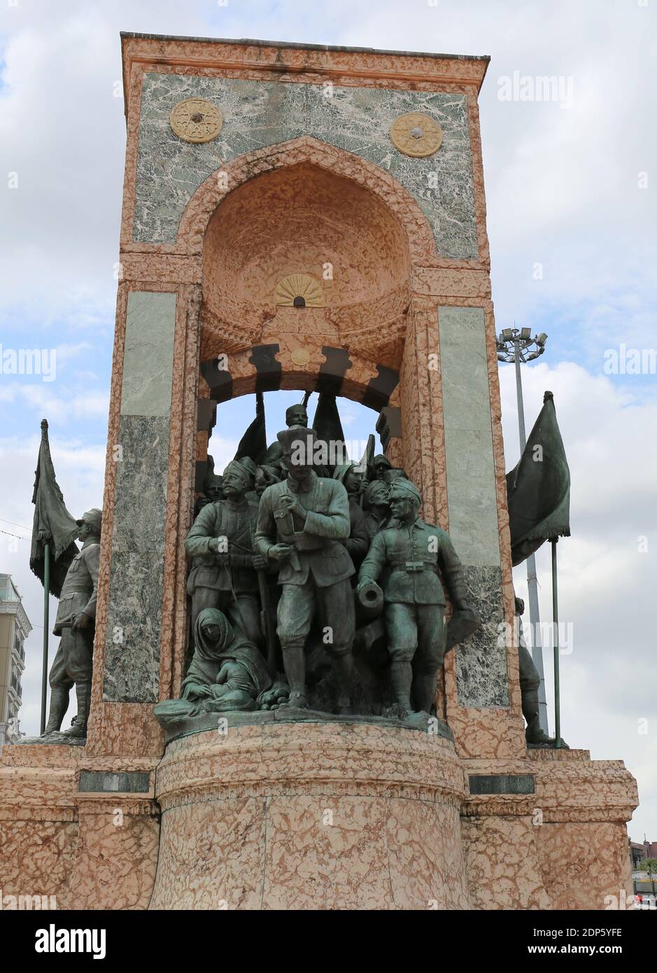 Ataturk Monument located right at the Taksim Square in Istanbul Stock ...