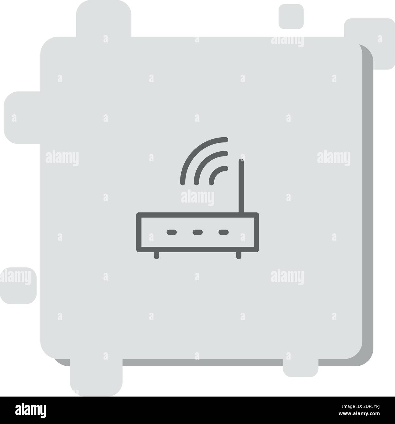 router vector icon modern simple vector illustration Stock Vector Image ...