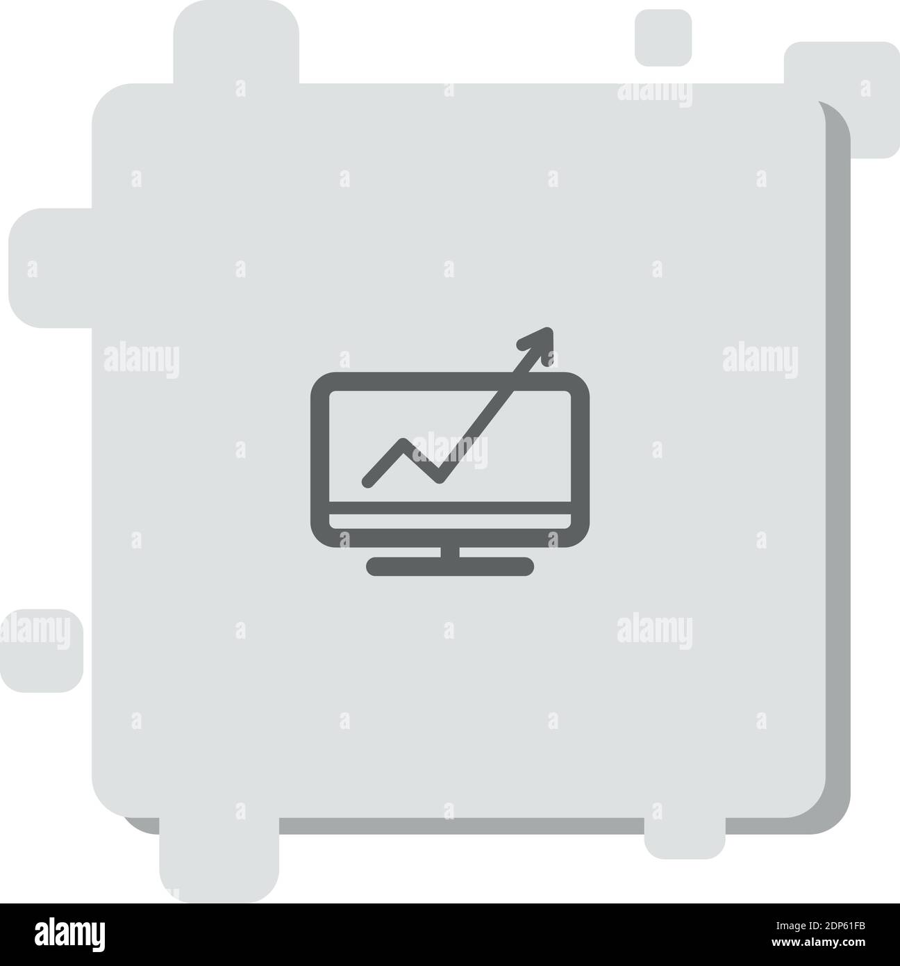 monitor vector icon modern simple vector illustration Stock Vector ...