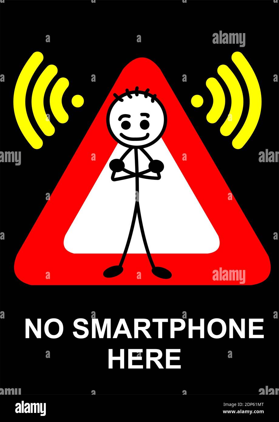 NO SMARTPHONE HERE sign Stock Vector Image & Art - Alamy