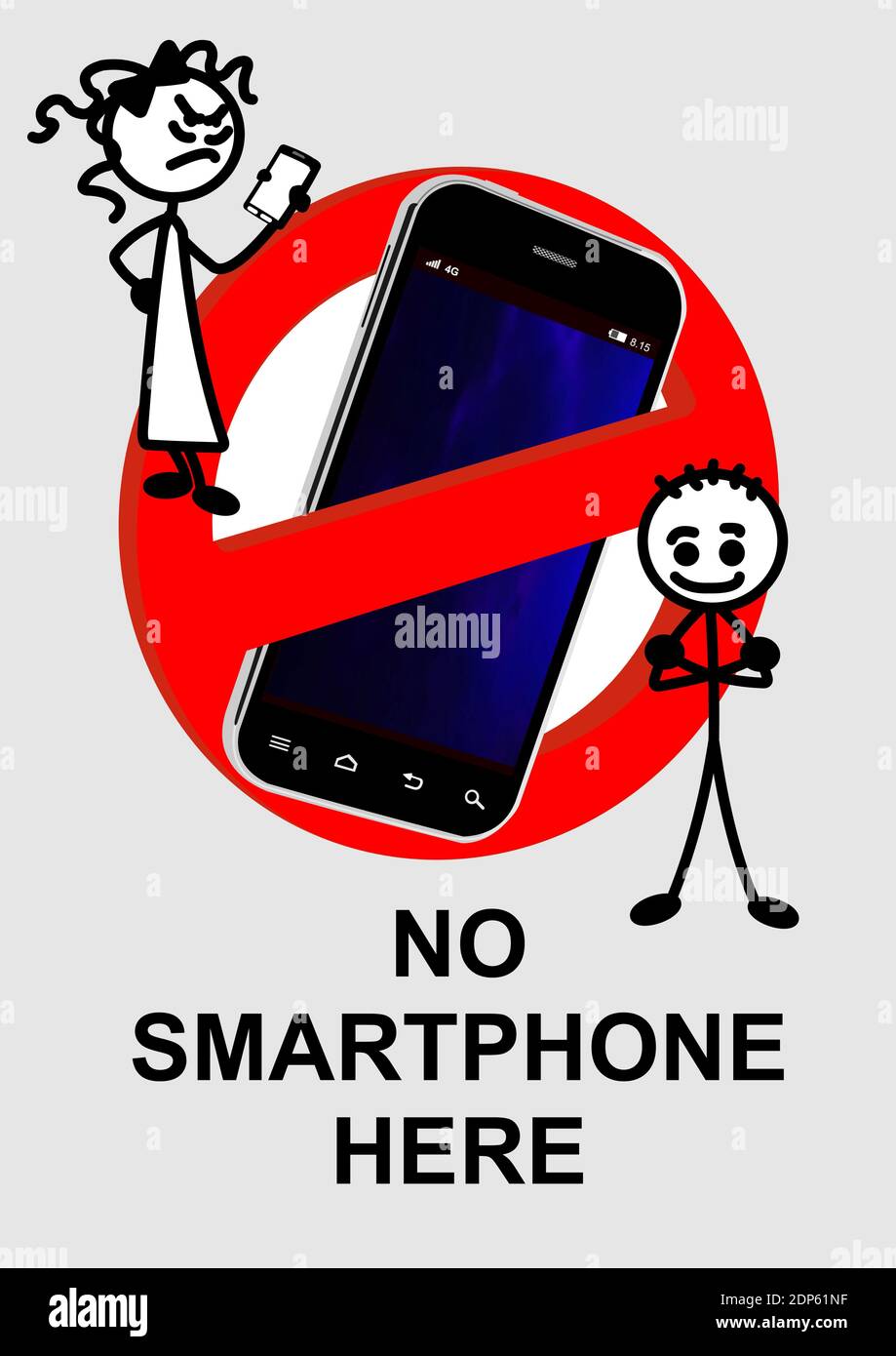 NO SMARTPHONE HERE stop sign Stock Vector Image & Art - Alamy