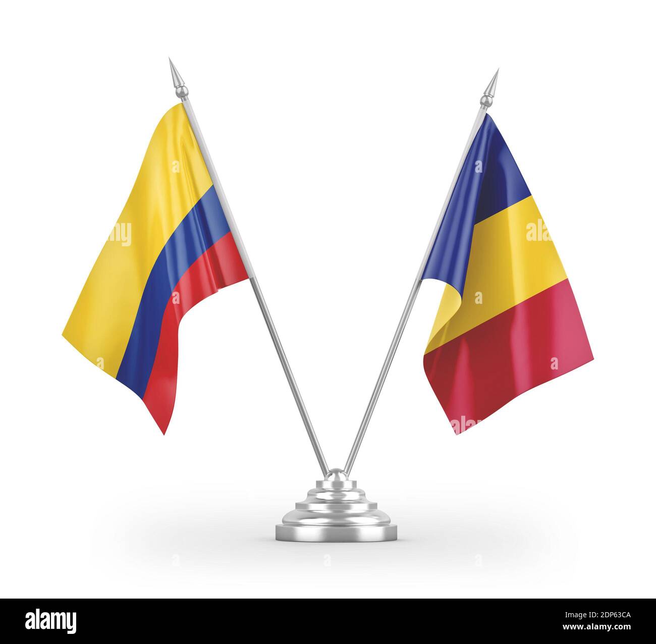 Colombia romania flag hi-res stock photography and images - Alamy