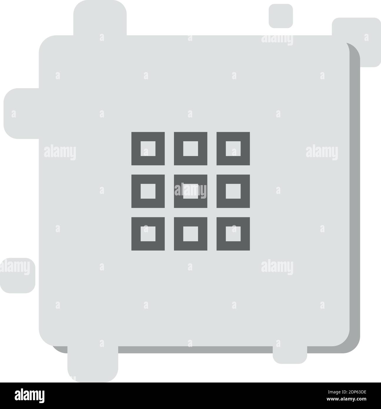 square vector icon modern simple vector illustration Stock Vector Image ...