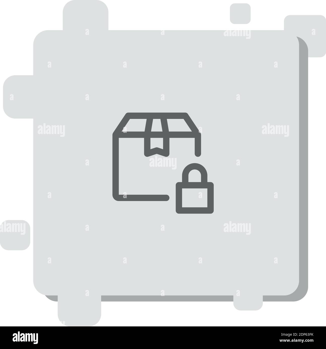 delivery box vector icon modern simple vector illustration Stock Vector ...