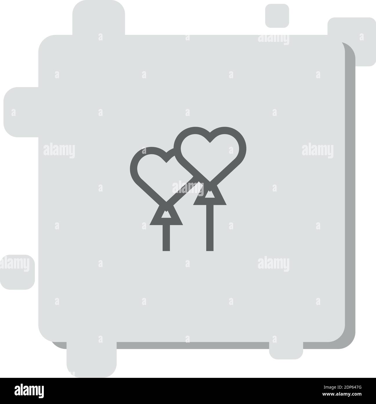 balloons vector icon modern simple vector illustration Stock Vector ...