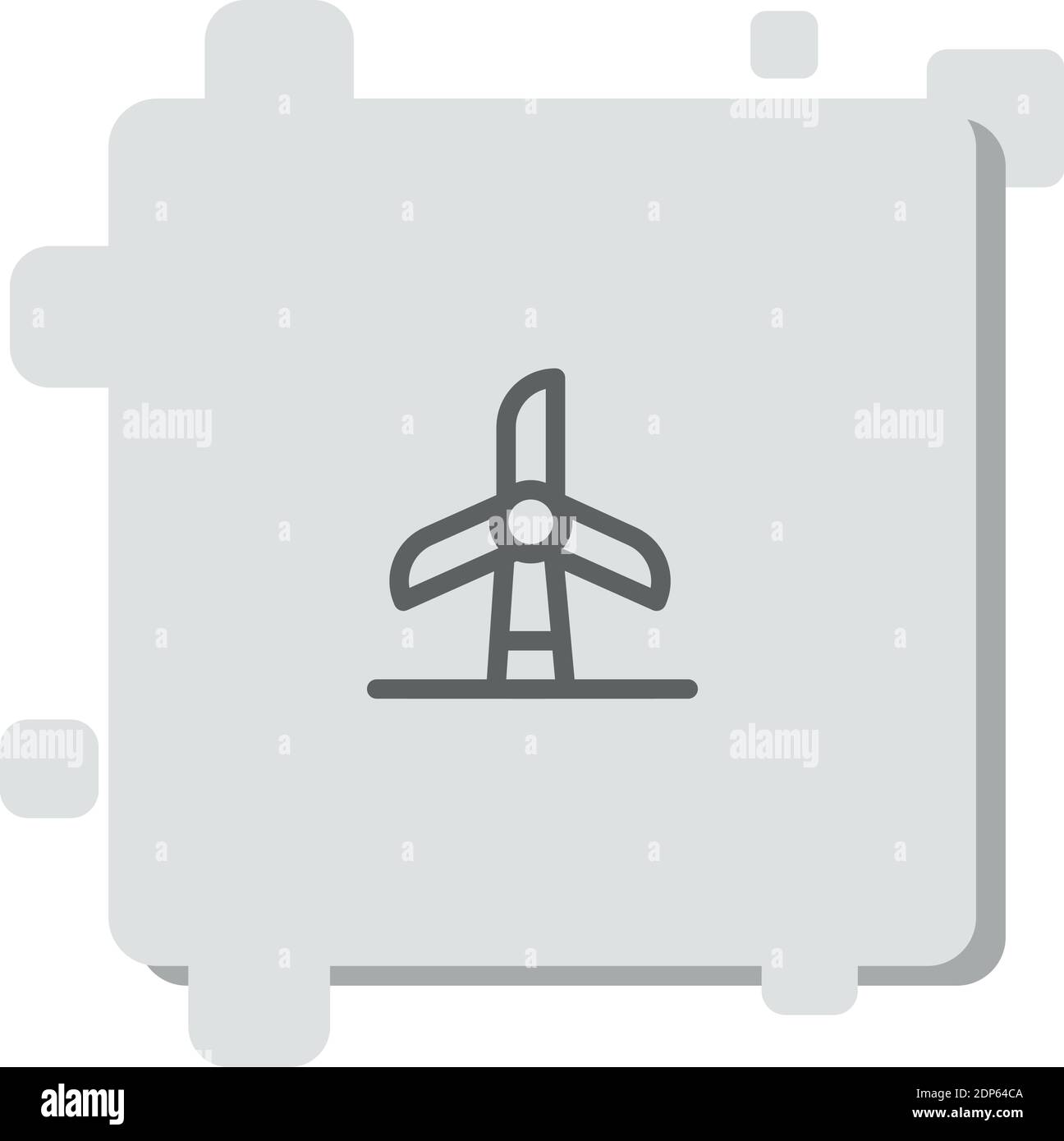 wind power vector icon modern simple vector illustration Stock Vector ...