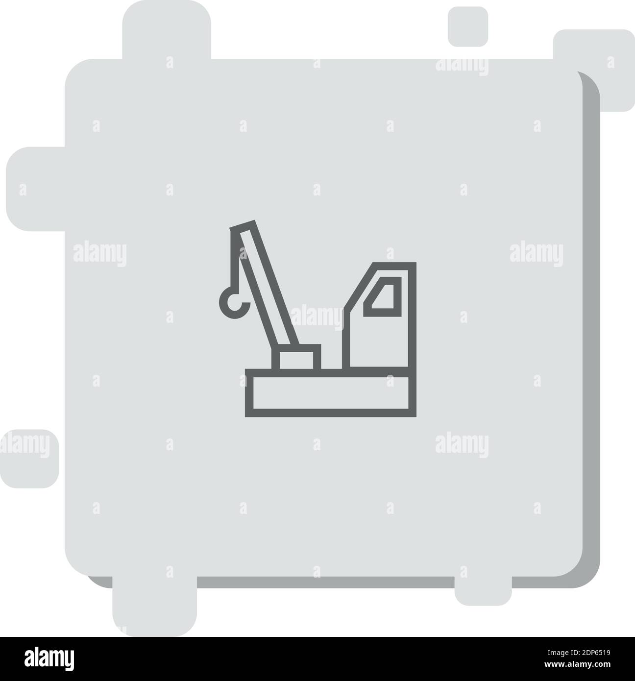 crane vector icon modern simple vector illustration Stock Vector Image ...