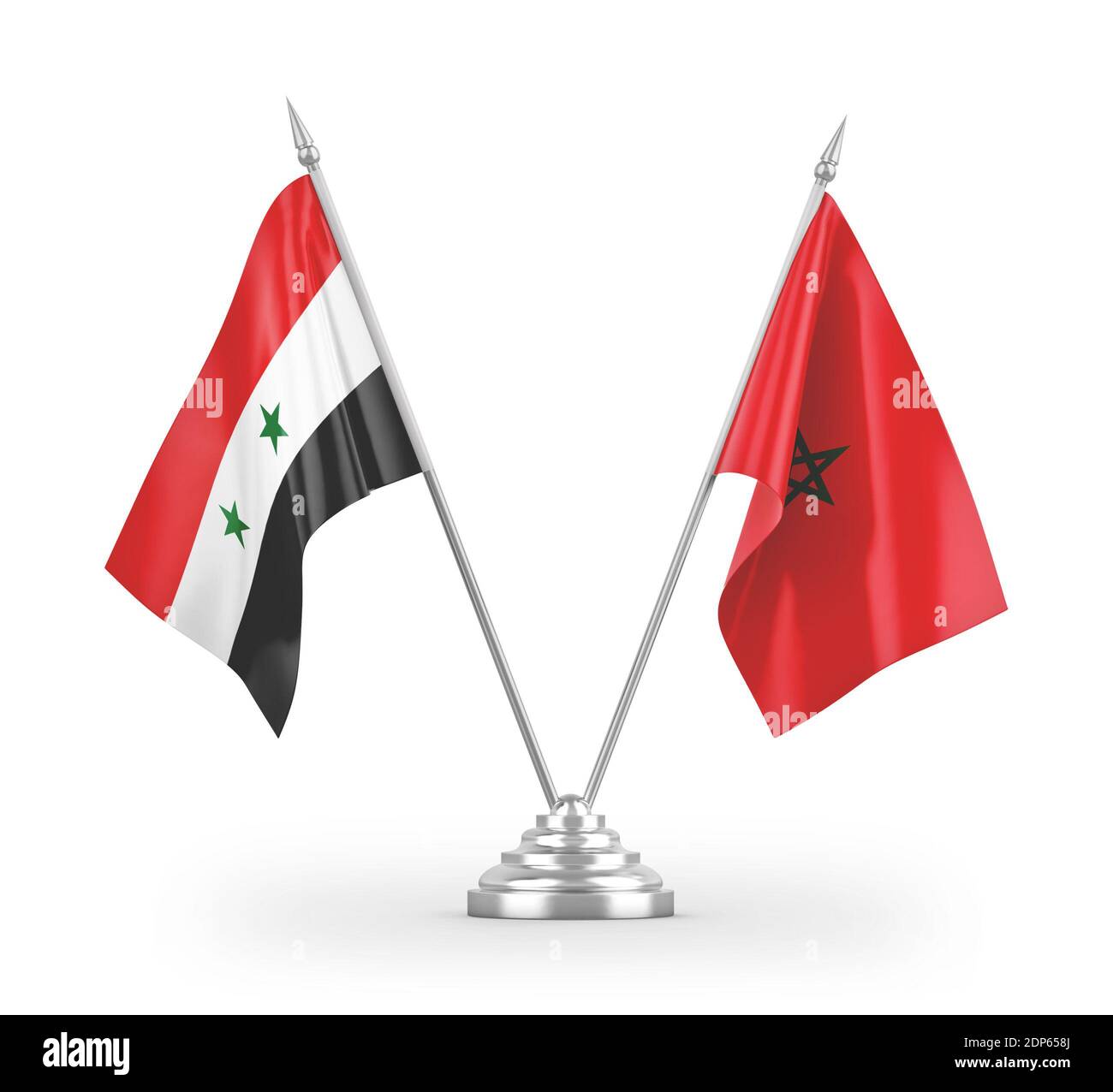 Morocco syria table flags hi-res stock photography and images - Alamy