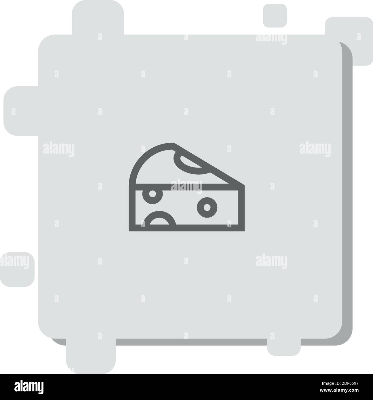 cheese vector icon modern simple vector illustration Stock Vector Image ...