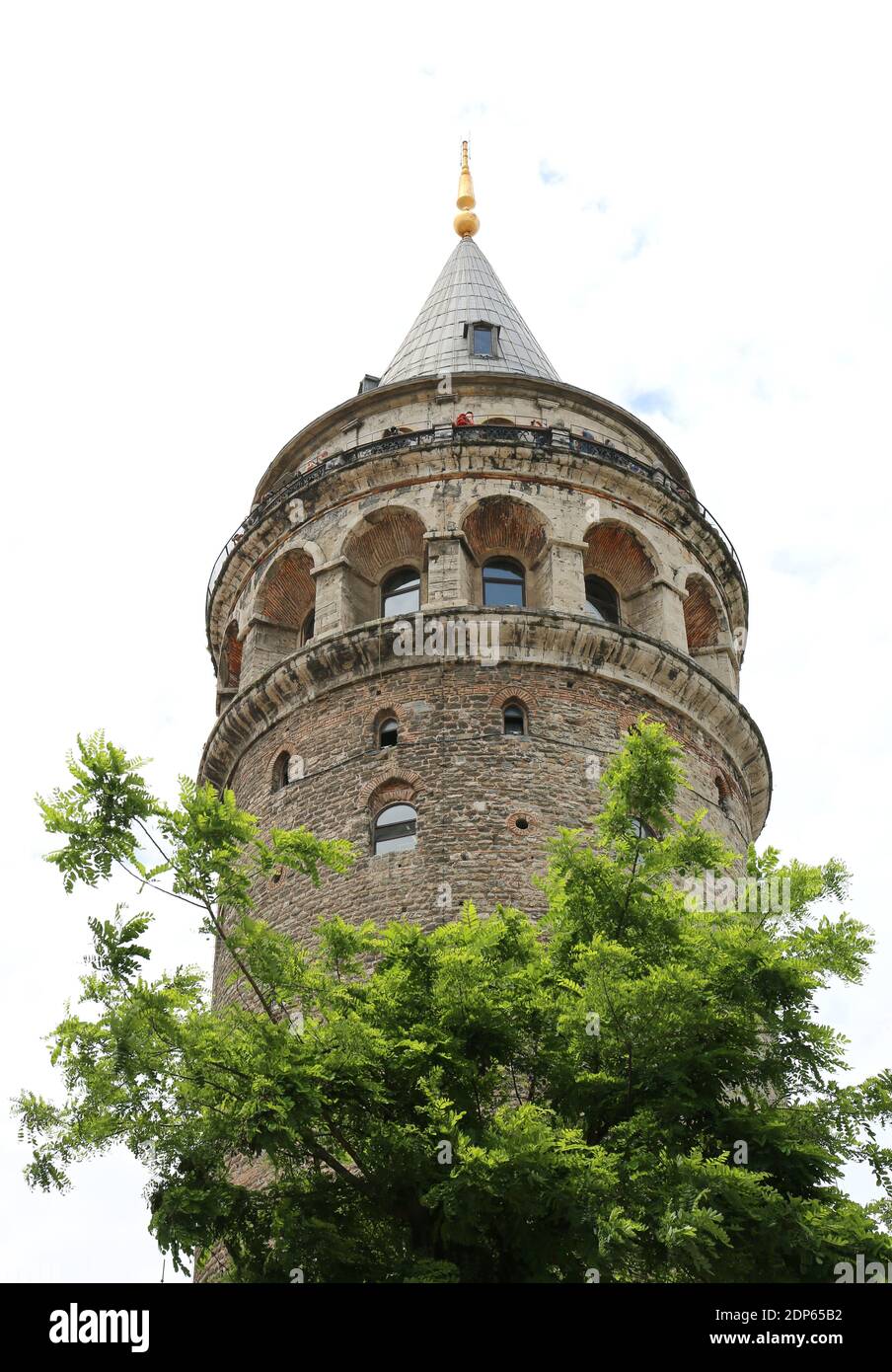 Historic Galata Tower Building in Istanbul,Turkey Stock Photo - Alamy