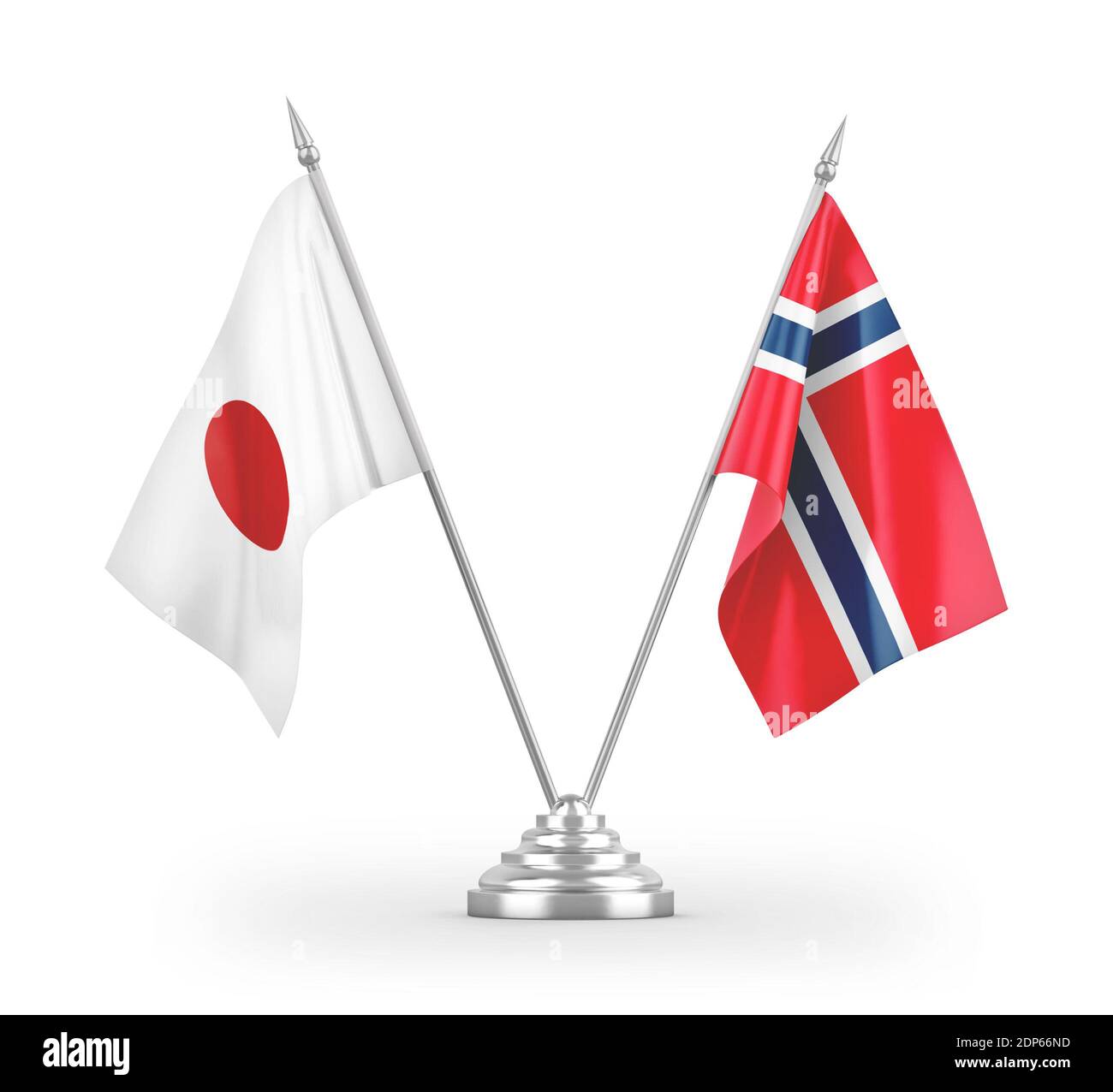 Norway japan table flags hi-res stock photography and images - Alamy