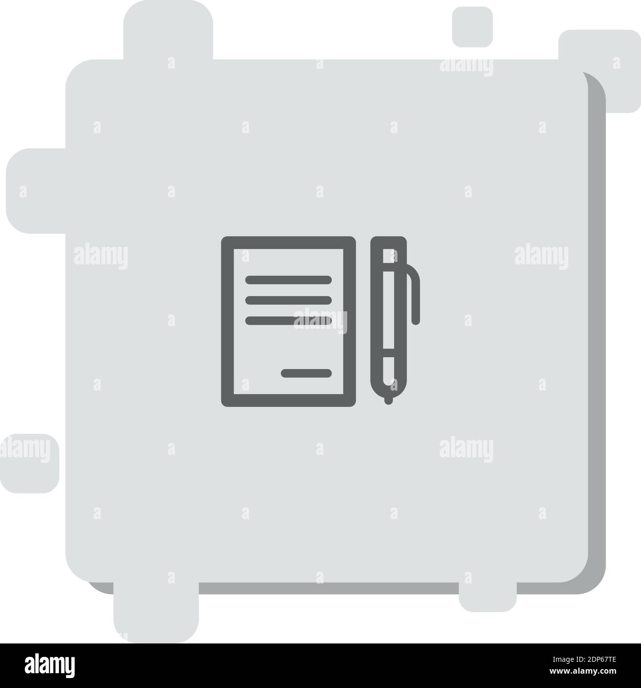 paper vector icon modern simple vector illustration Stock Vector Image ...