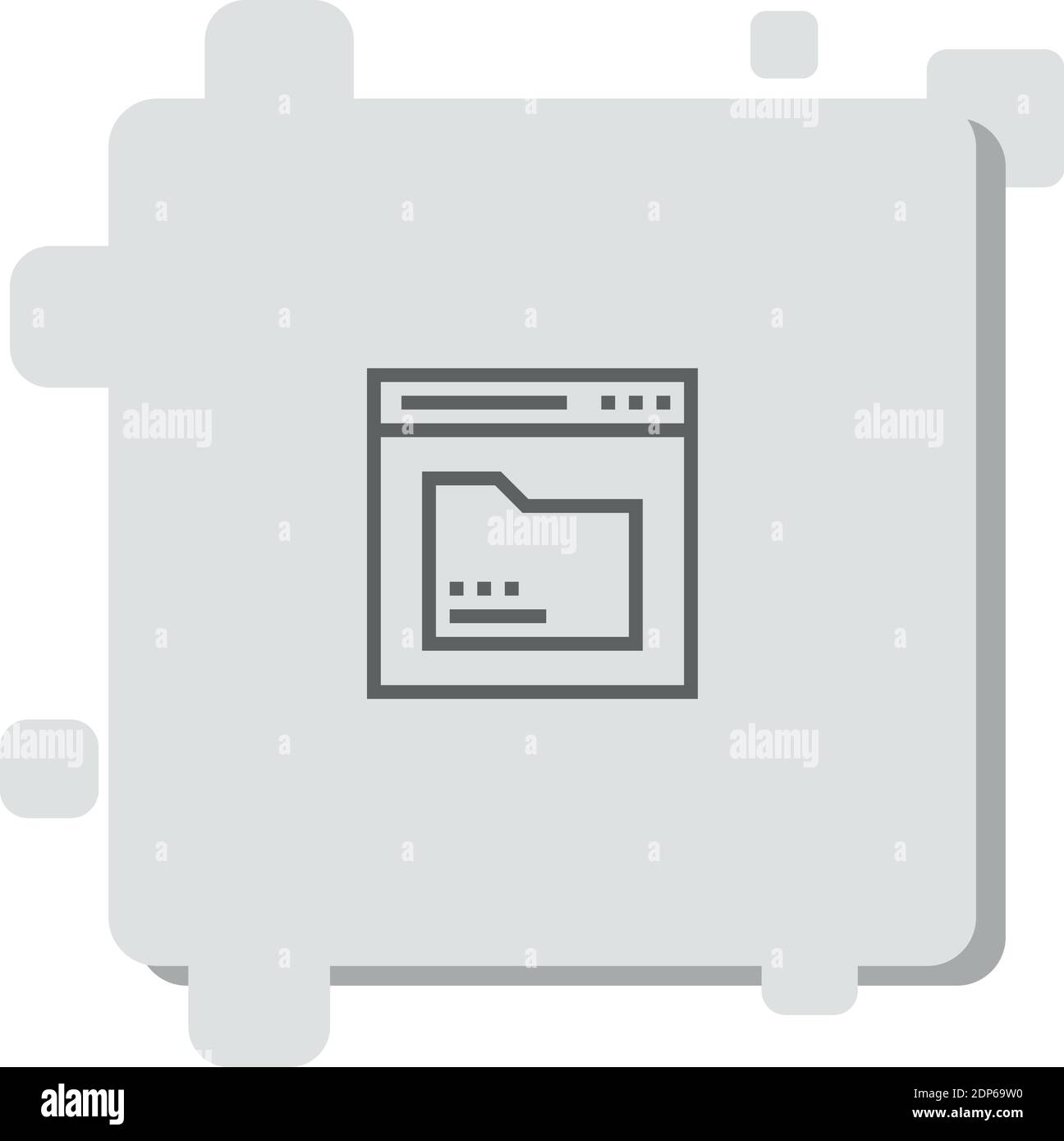 browser vector icon modern simple vector illustration Stock Vector ...