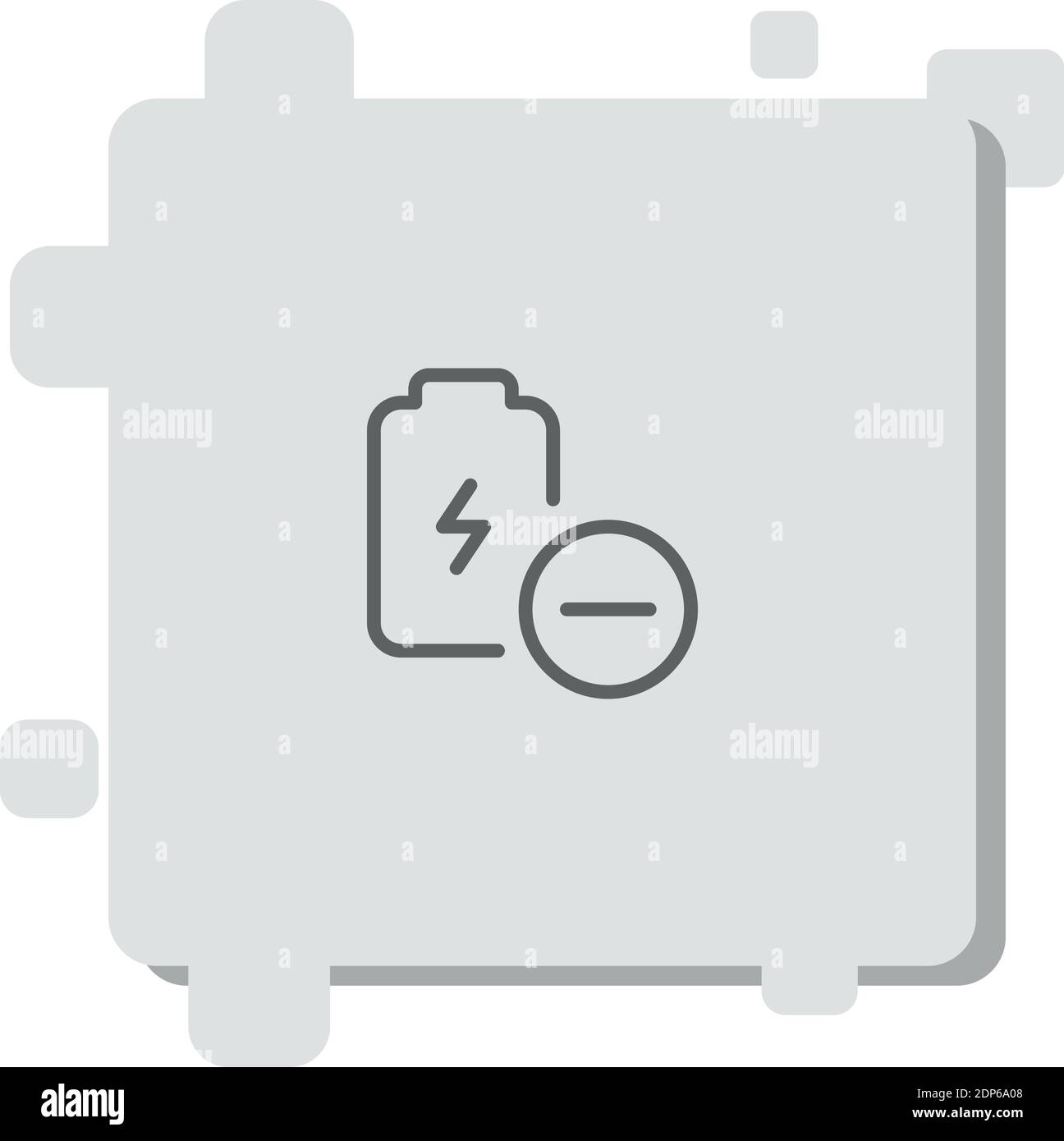 low battery vector icon modern simple vector illustration Stock Vector ...