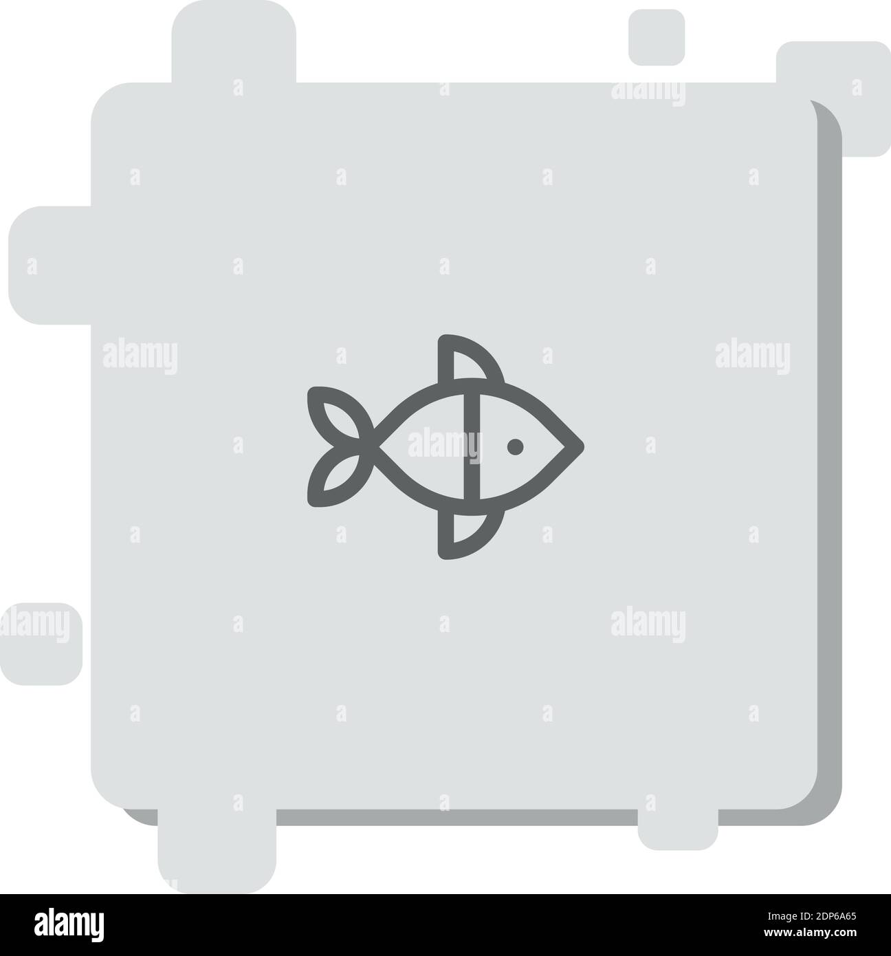 fish vector icon modern simple vector illustration Stock Vector Image ...