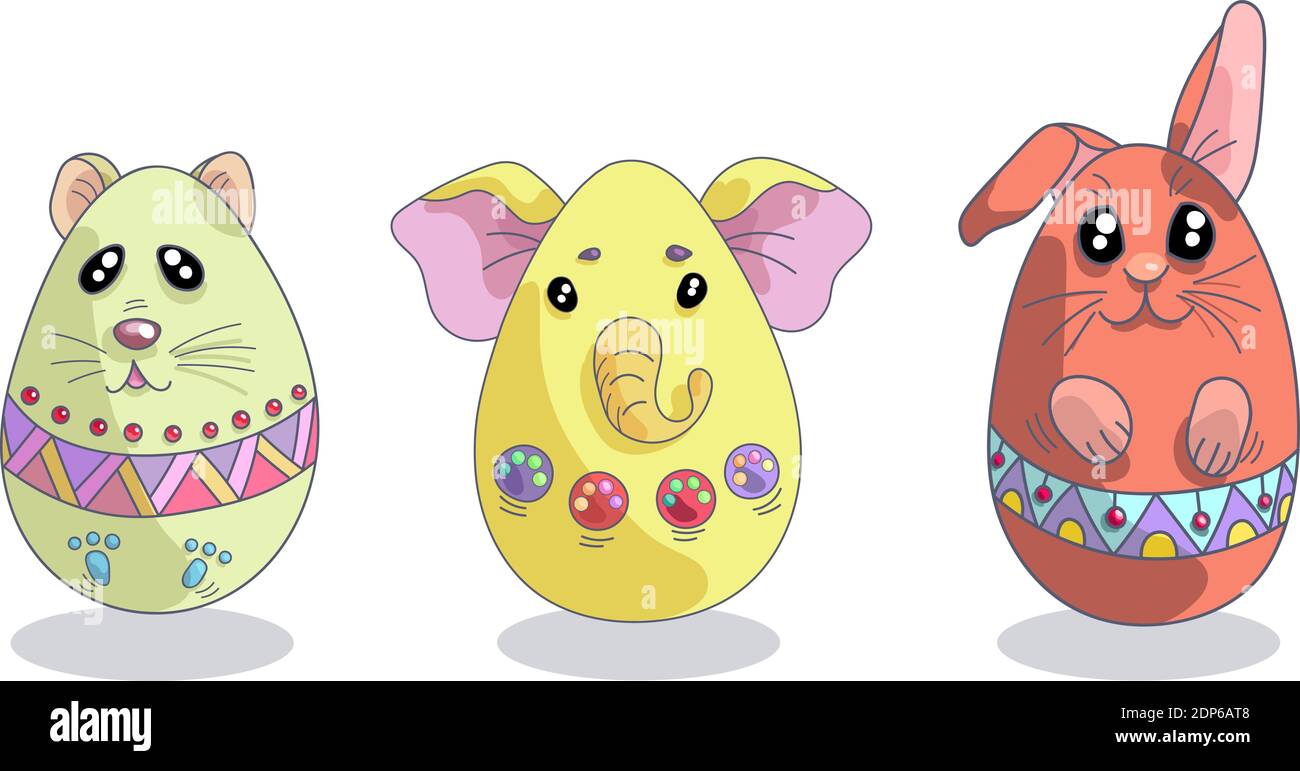 Shapes like animals Stock Vector Images - Alamy