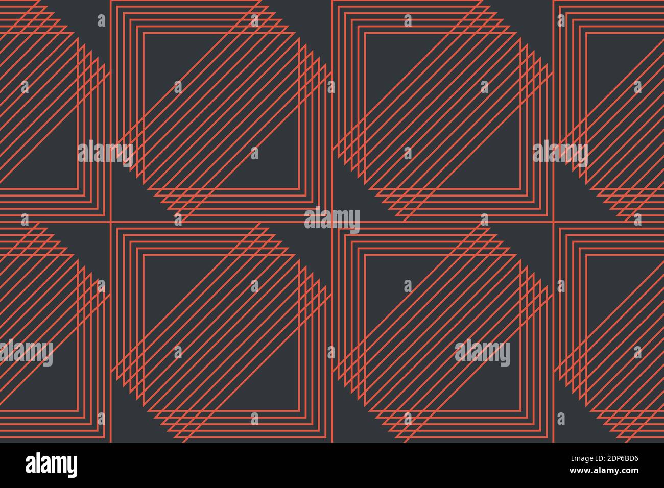 Geometric lines in red art hi-res stock photography and images - Alamy