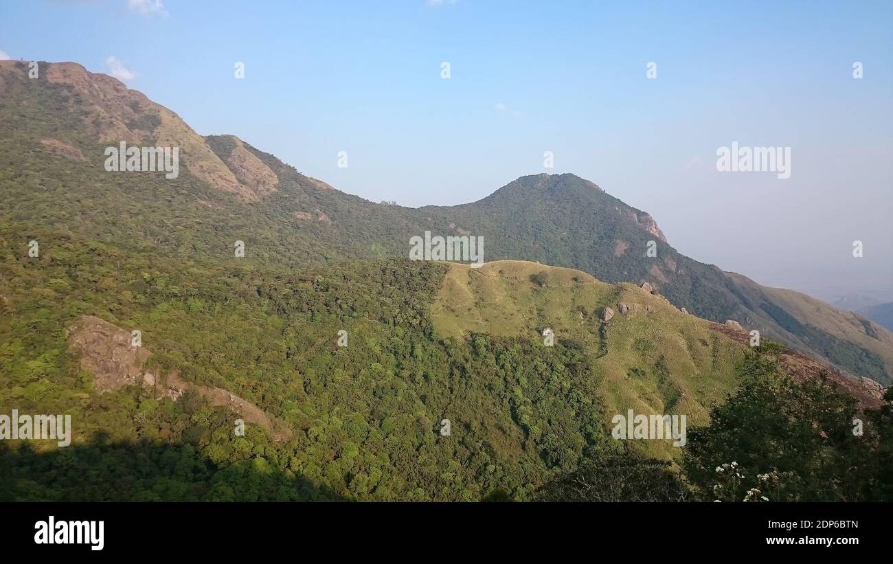 A Part of The Western Ghats in munnar top view point Stock Photo - Alamy