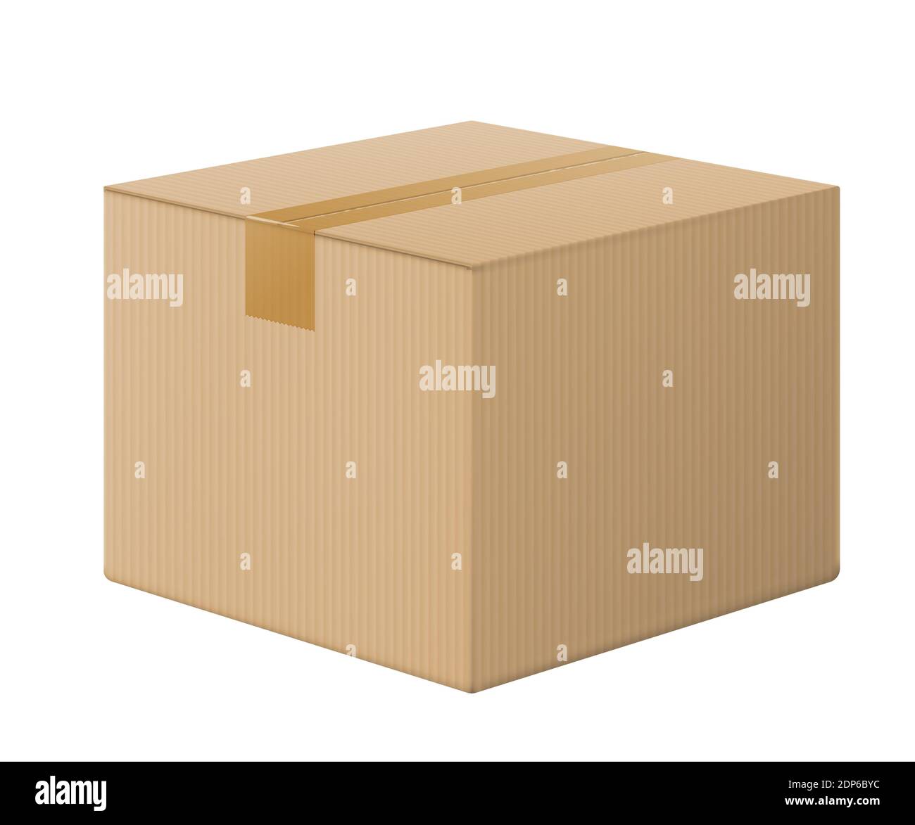 Empty cardboard box inside Stock Vector Images - Alamy