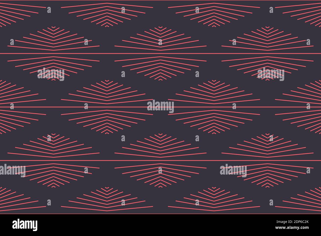 Seamless, abstract background pattern made with repeated lines forming ...