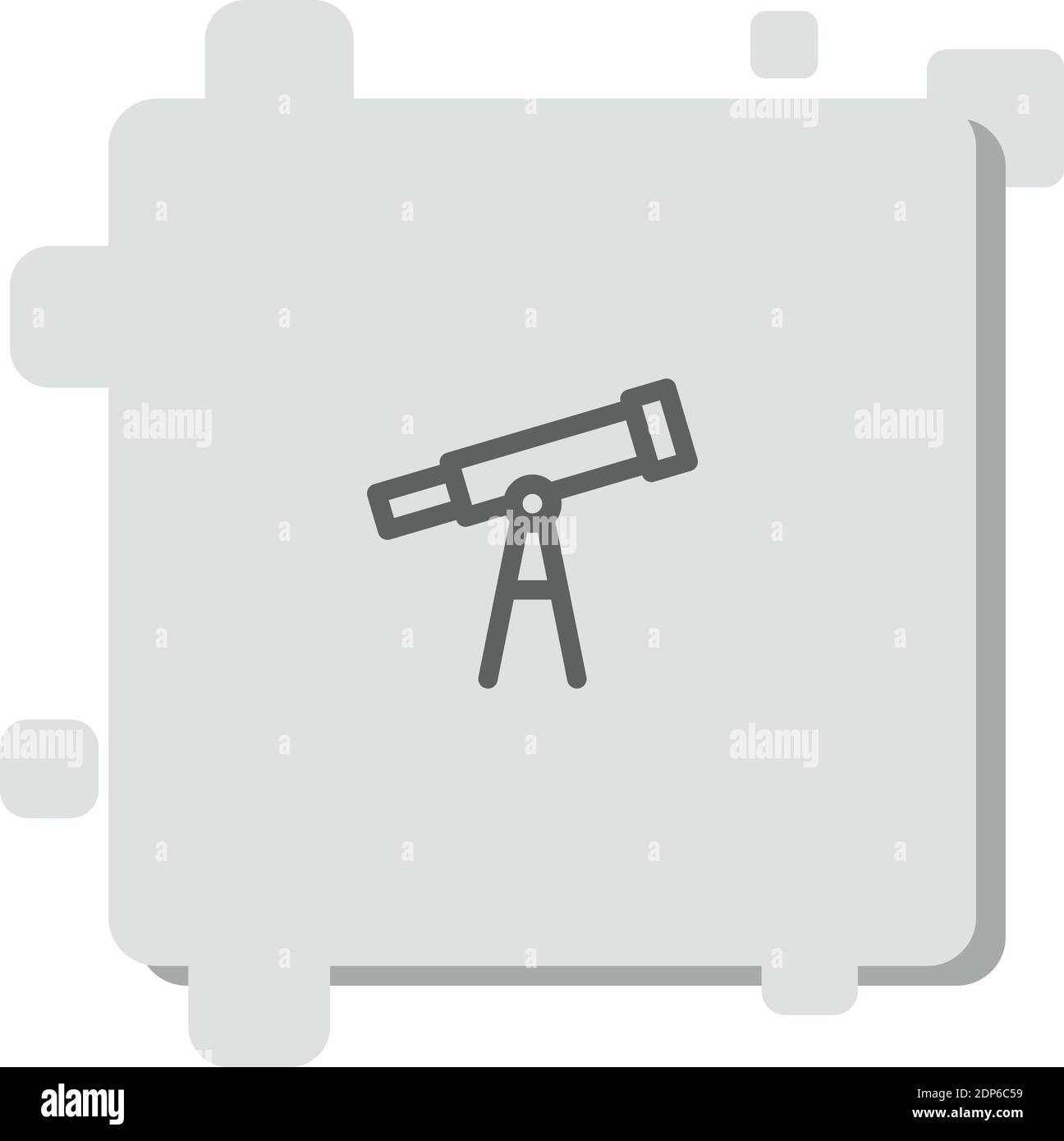 telescope vector icon modern simple vector illustration Stock Vector ...