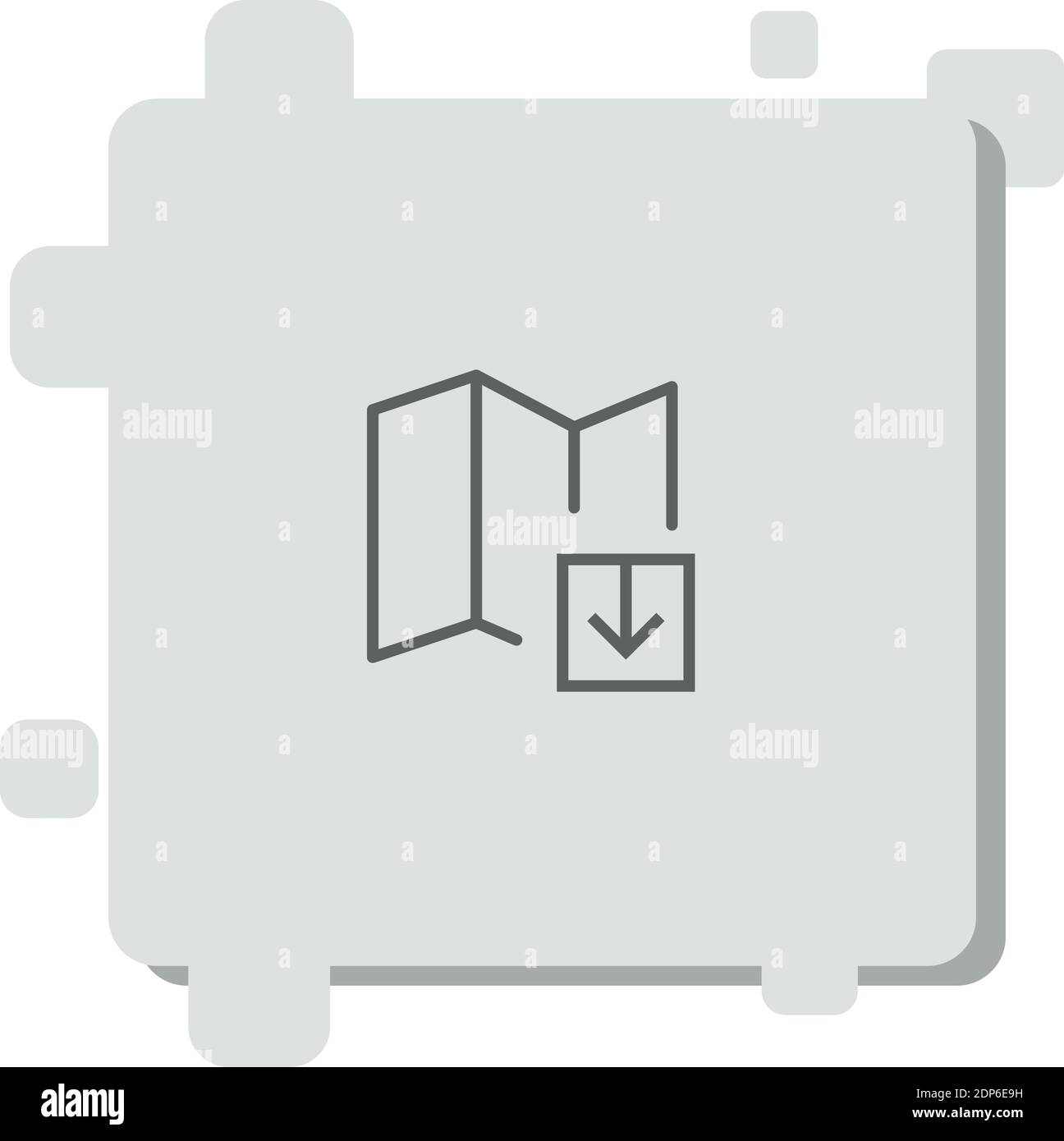 map vector icon modern simple vector illustration Stock Vector Image ...