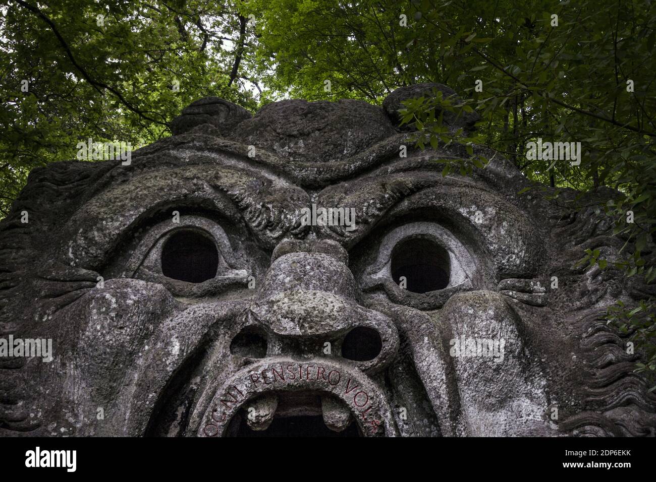 The famous monster park in the municipality of Bomarzo in Italy Stock ...