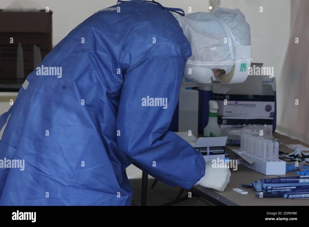 MEXICO CITY, MEXICO - DECEMBER 17: A Specialist weras Personal ...