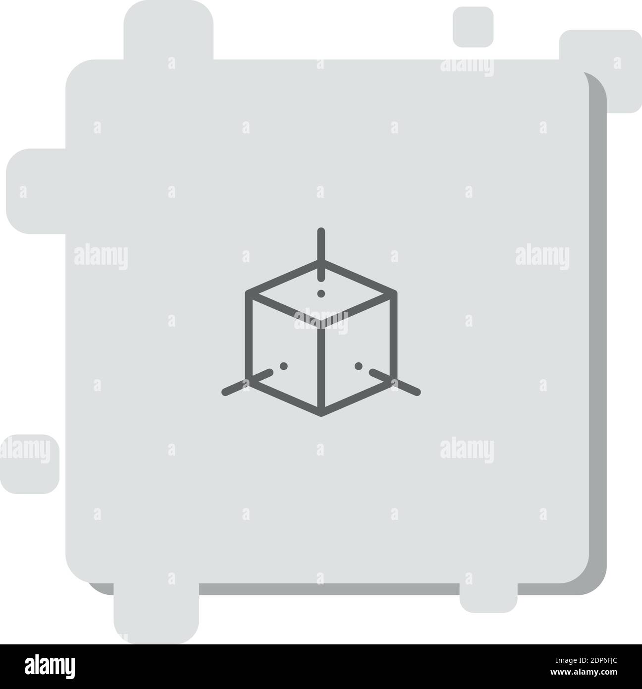 d vector icon modern simple vector illustration Stock Vector Image ...