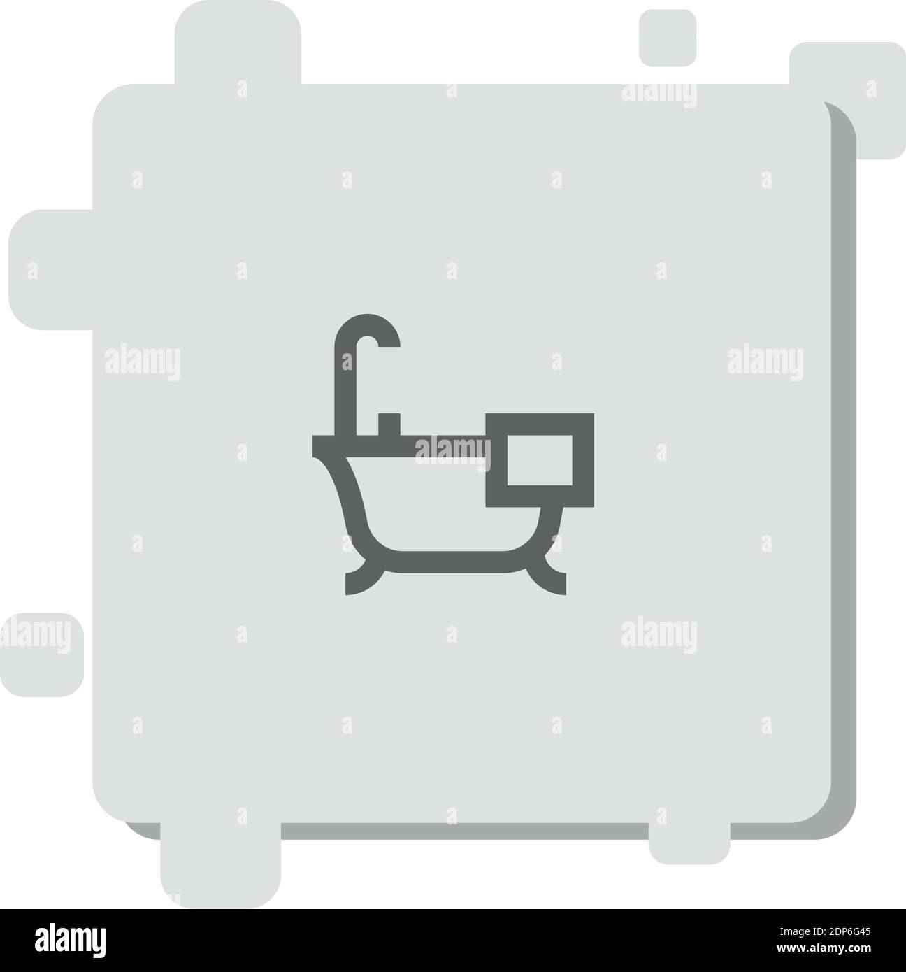 bathroom vector icon modern simple vector illustration Stock Vector ...