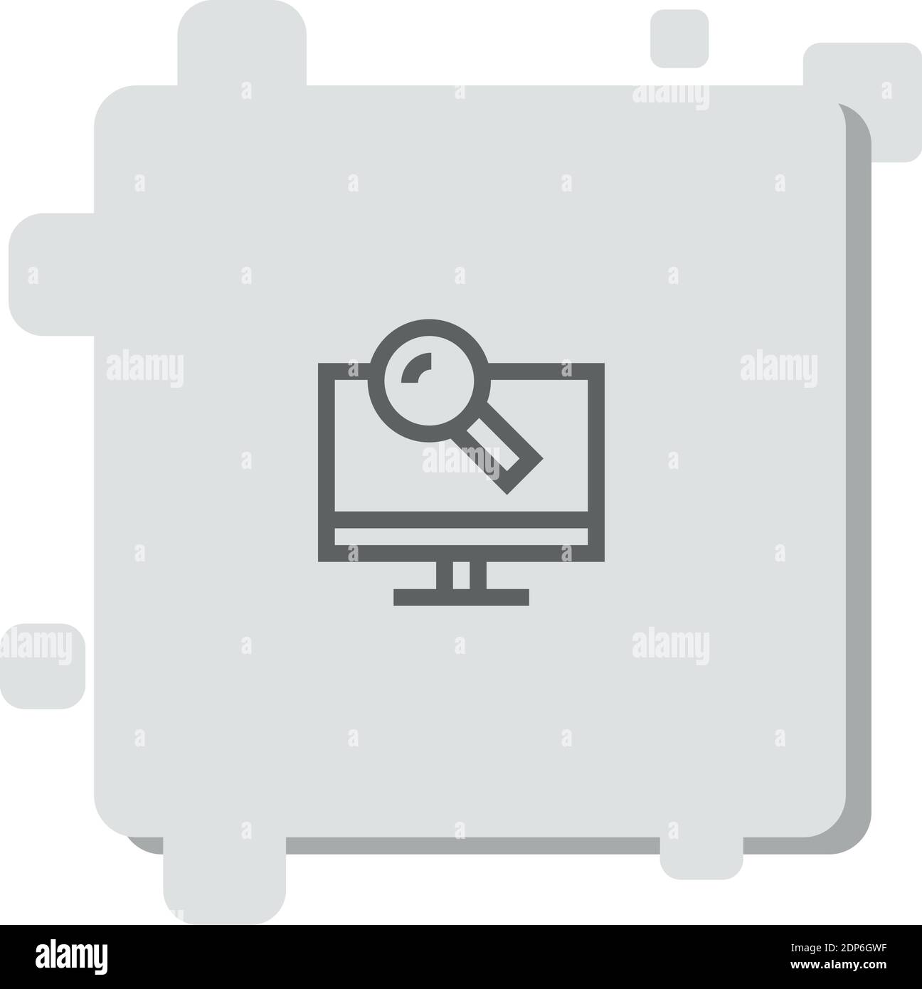 searching vector icon modern simple vector illustration Stock Vector ...