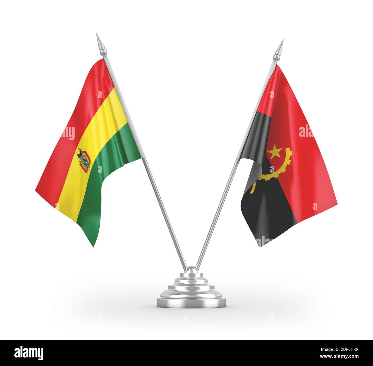 Bolivia angola flags 3d hi-res stock photography and images - Alamy