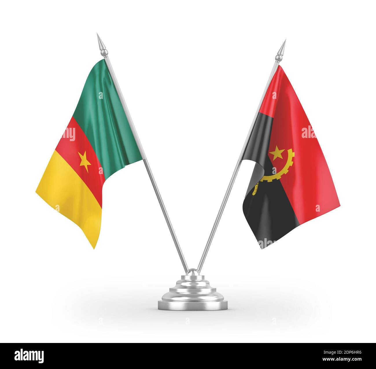 Cameroon angola flags textile hi-res stock photography and images - Alamy
