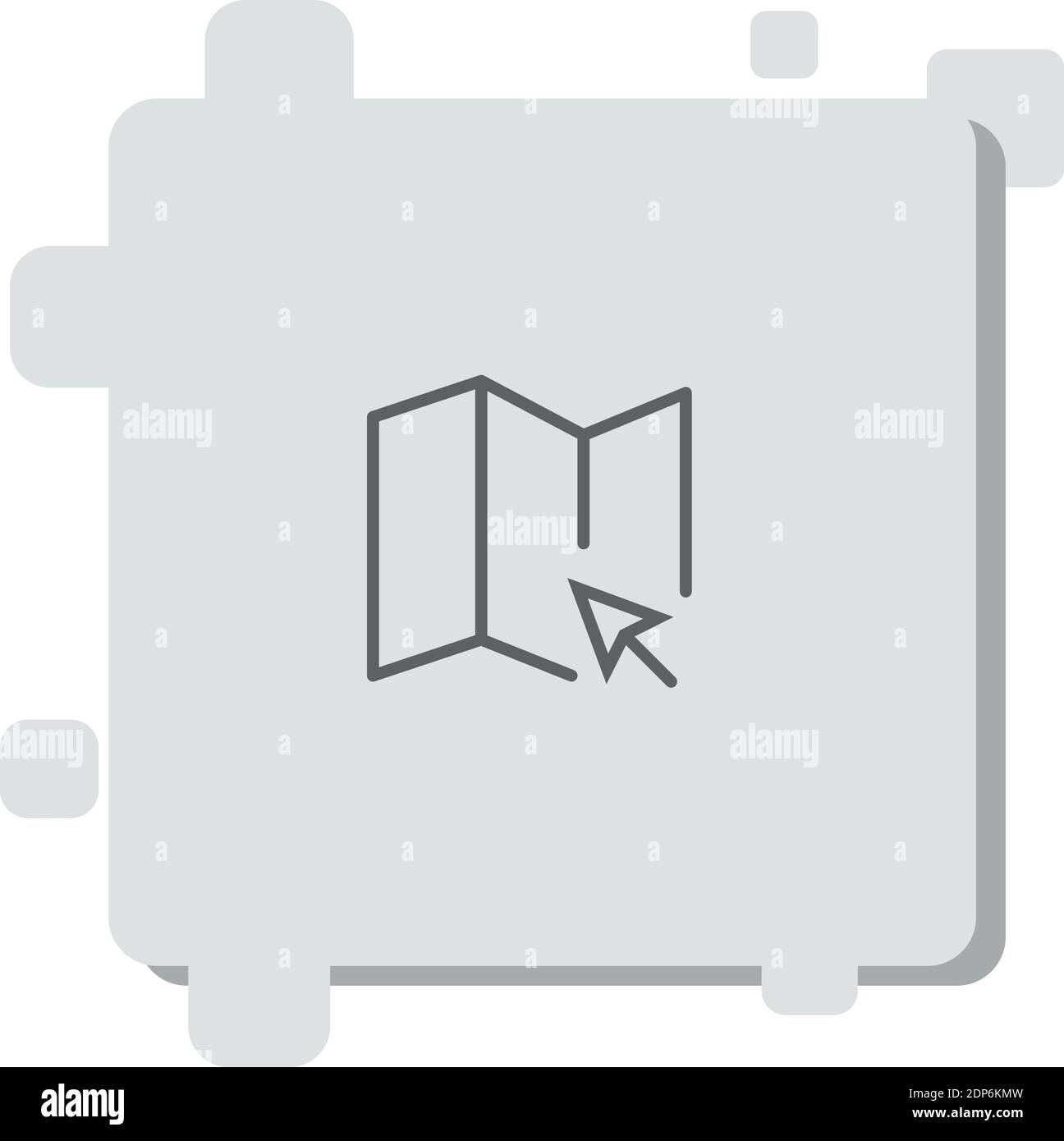 map vector icon modern simple vector illustration Stock Vector Image ...